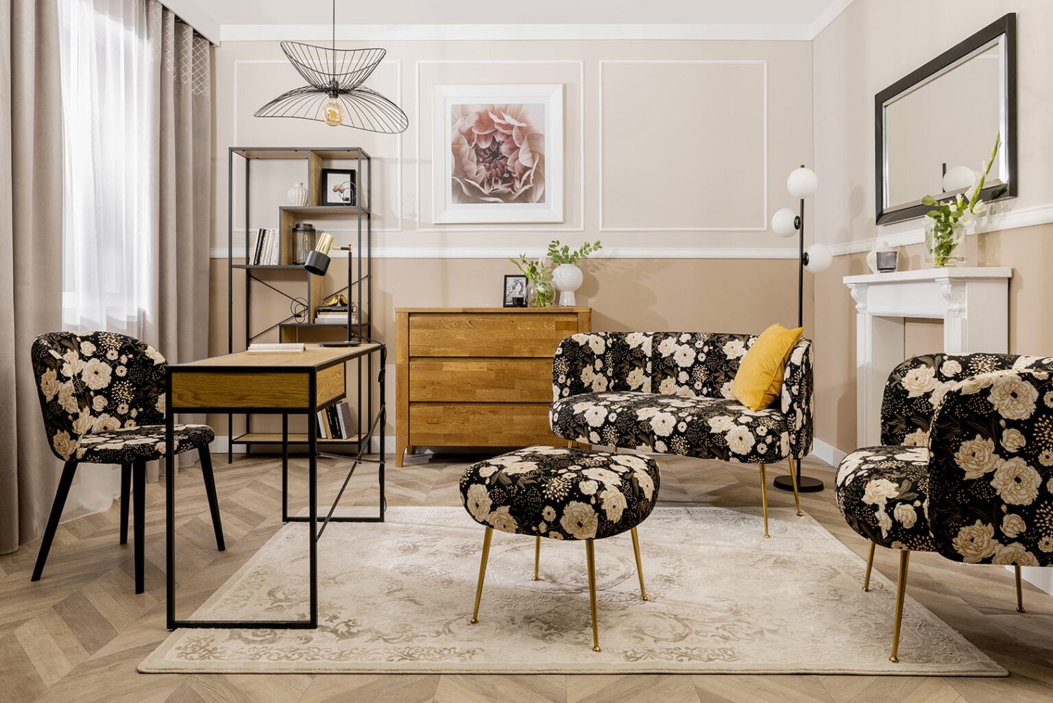 Salon loftowy? Glamour? Poznaj styl loft glam we wnętrzach!